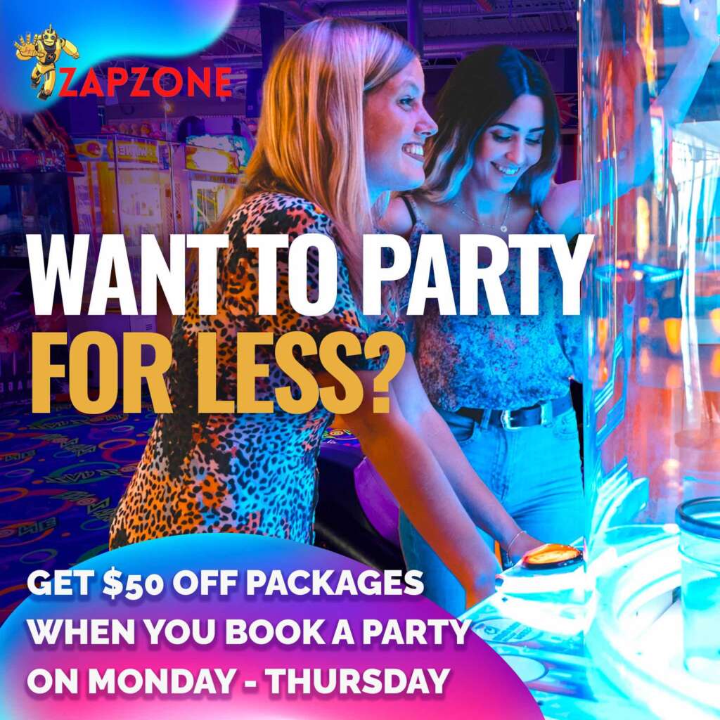 Pricing & Promos | Windsor | Zap Zone Family Fun Centre